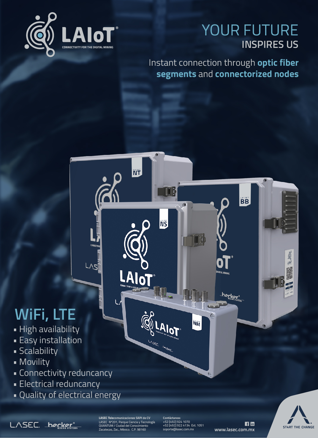 LAIoT - Connectivity For Digital Mine | Becker Mining Systems AG