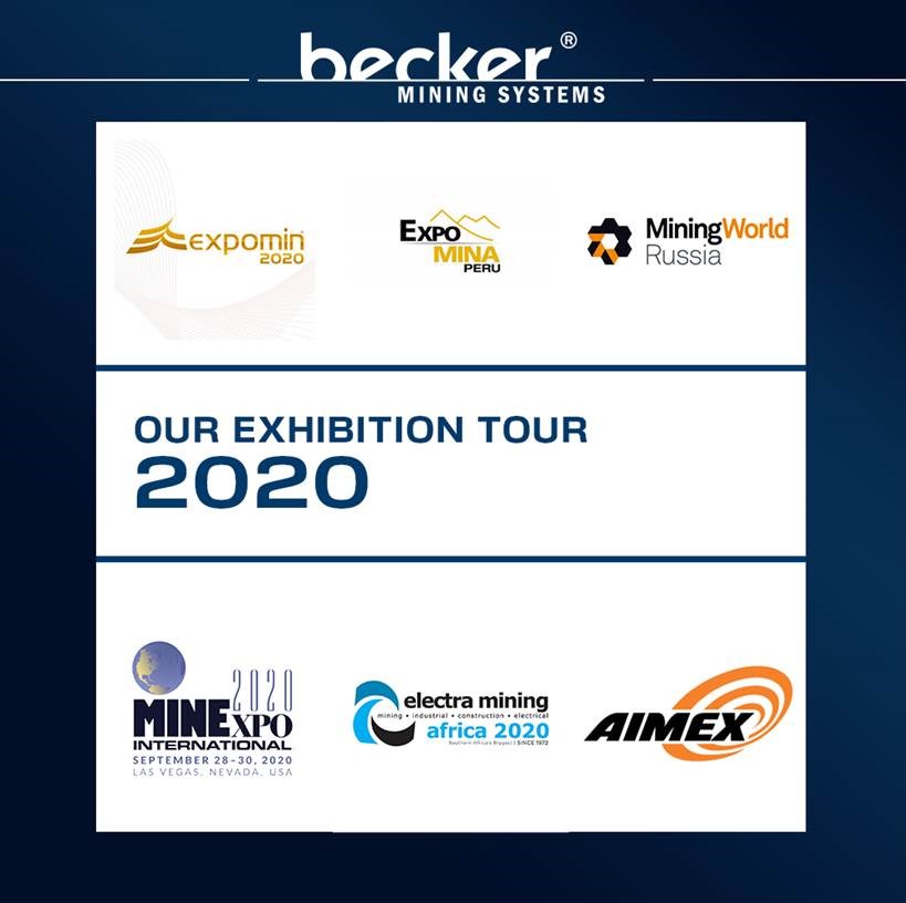 Exhibition Tour 2020 | Becker Mining Systems AG