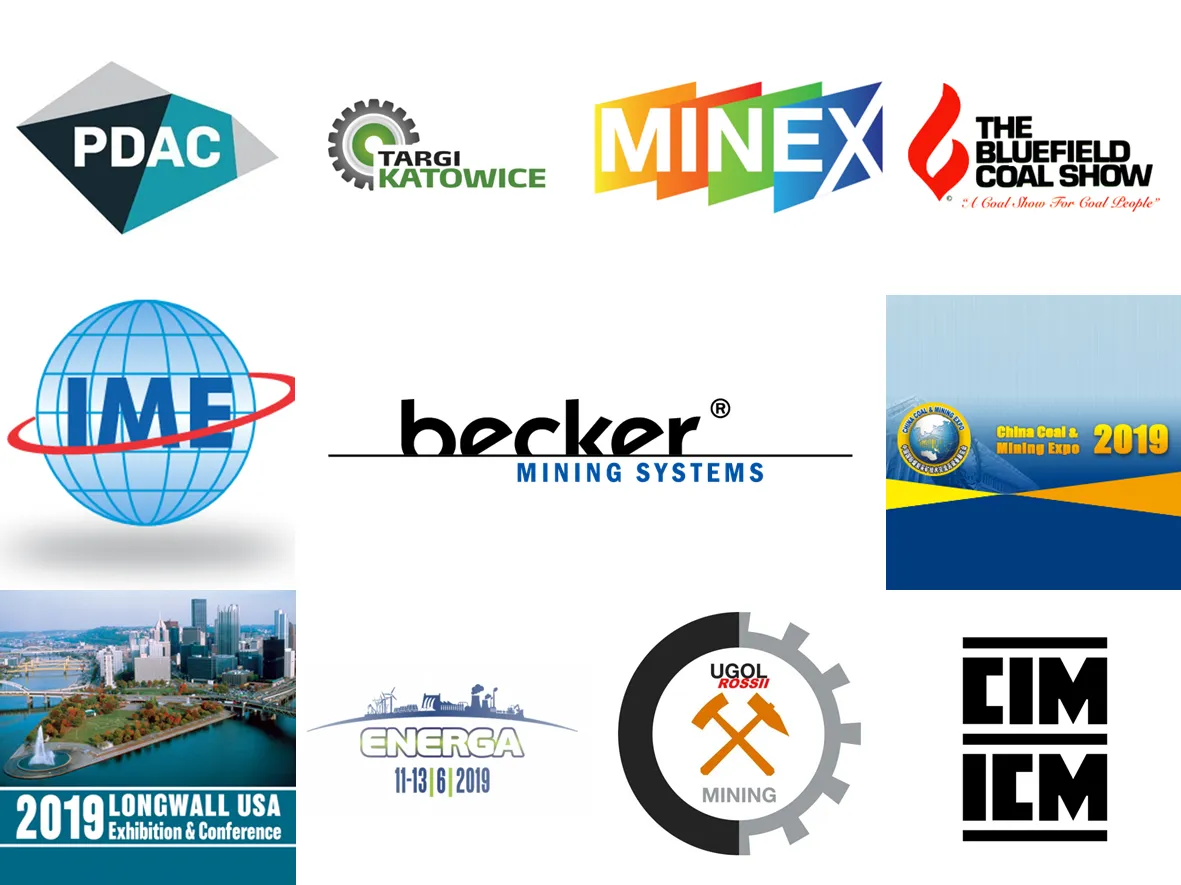 Exhibitions in 2019 | Becker Mining Systems AG