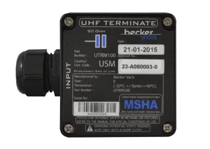 UTRM100USM Termination End of Line | Becker Mining Systems AG